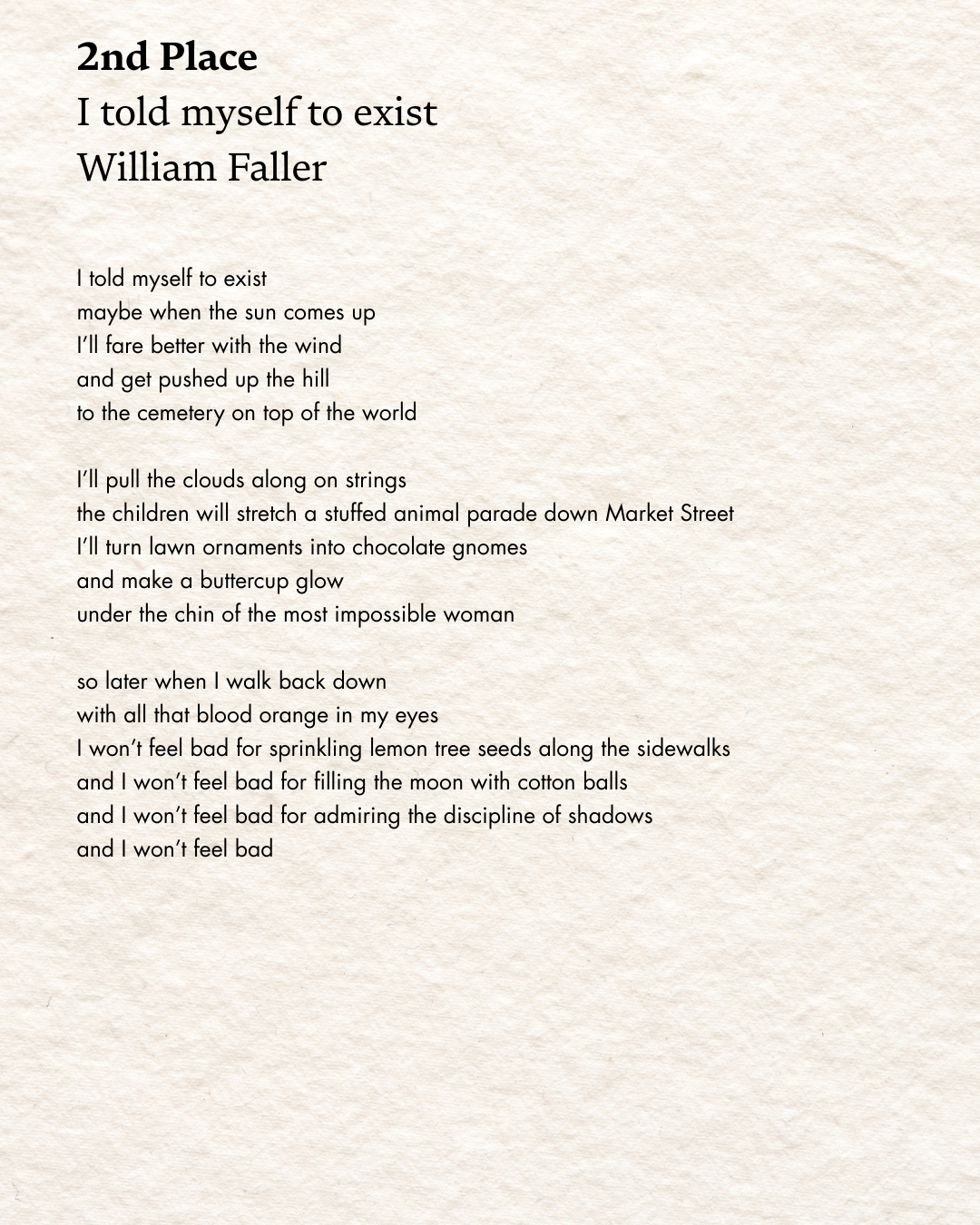 Poetic Excellence Awards – Perry County Council of the Arts